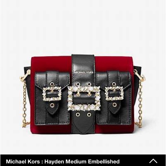 KORS Michael Kors | Bags | Michael Kors Embellished Hayden Limited ...